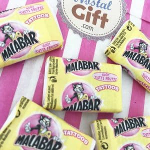 Chewing-gum Malabar (original) goût tutti-frutti x 5