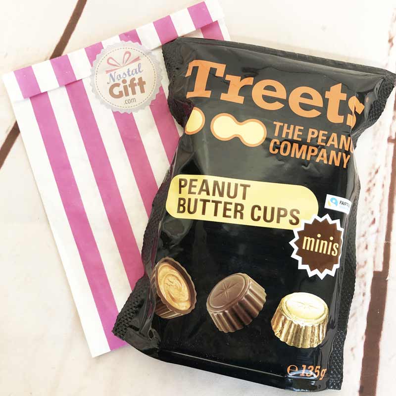 Treets : mini coupelles beurre de cacahuètes enrobées de chocolat craquant