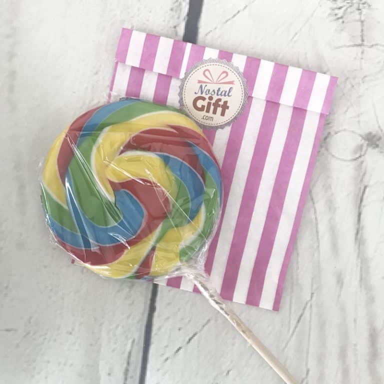 Sucette ronde de fête foraine - Limonade rose x3