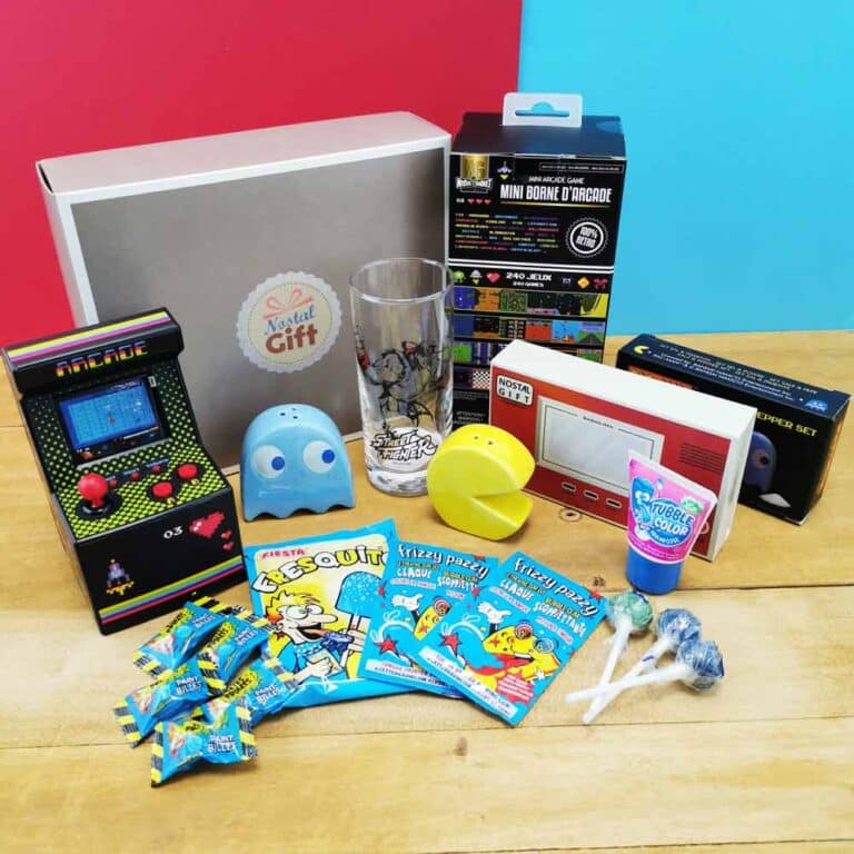 Coffret Cadeau jeux vidéo Arcade 70s (Avec Mini Arcade)