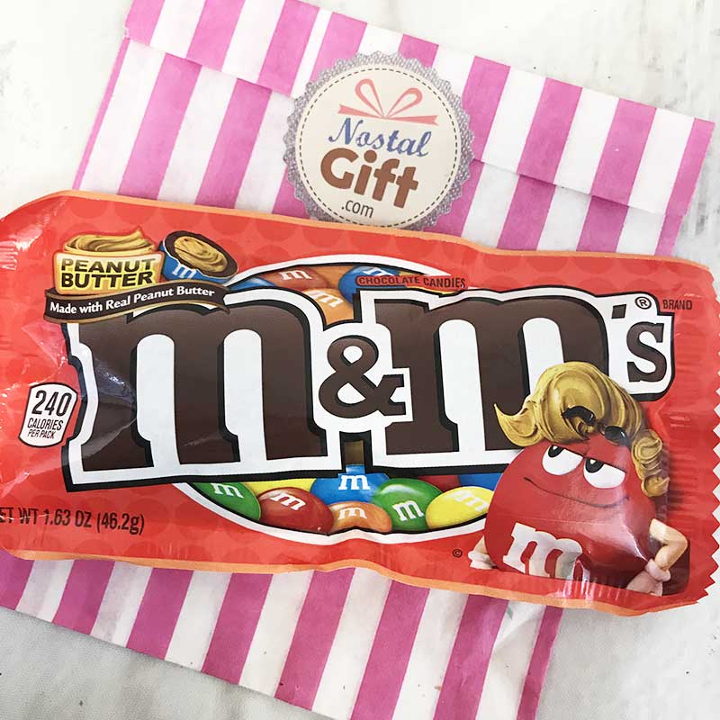 M&Ms beurre de cacahuète - 1 sachet de 42g