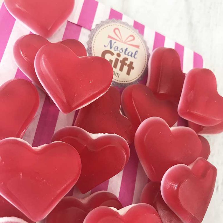 Bonbon coeur rouge et blanc Haribo "Red Love" x20