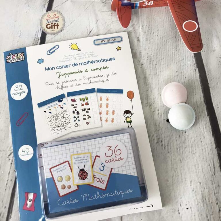 Mon cahier de mathématiques "J'apprends à compter" (et ses 36 cartes)