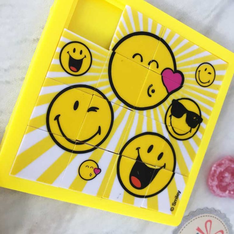 Puzzle pousse pousse/ Taquin - Smiley