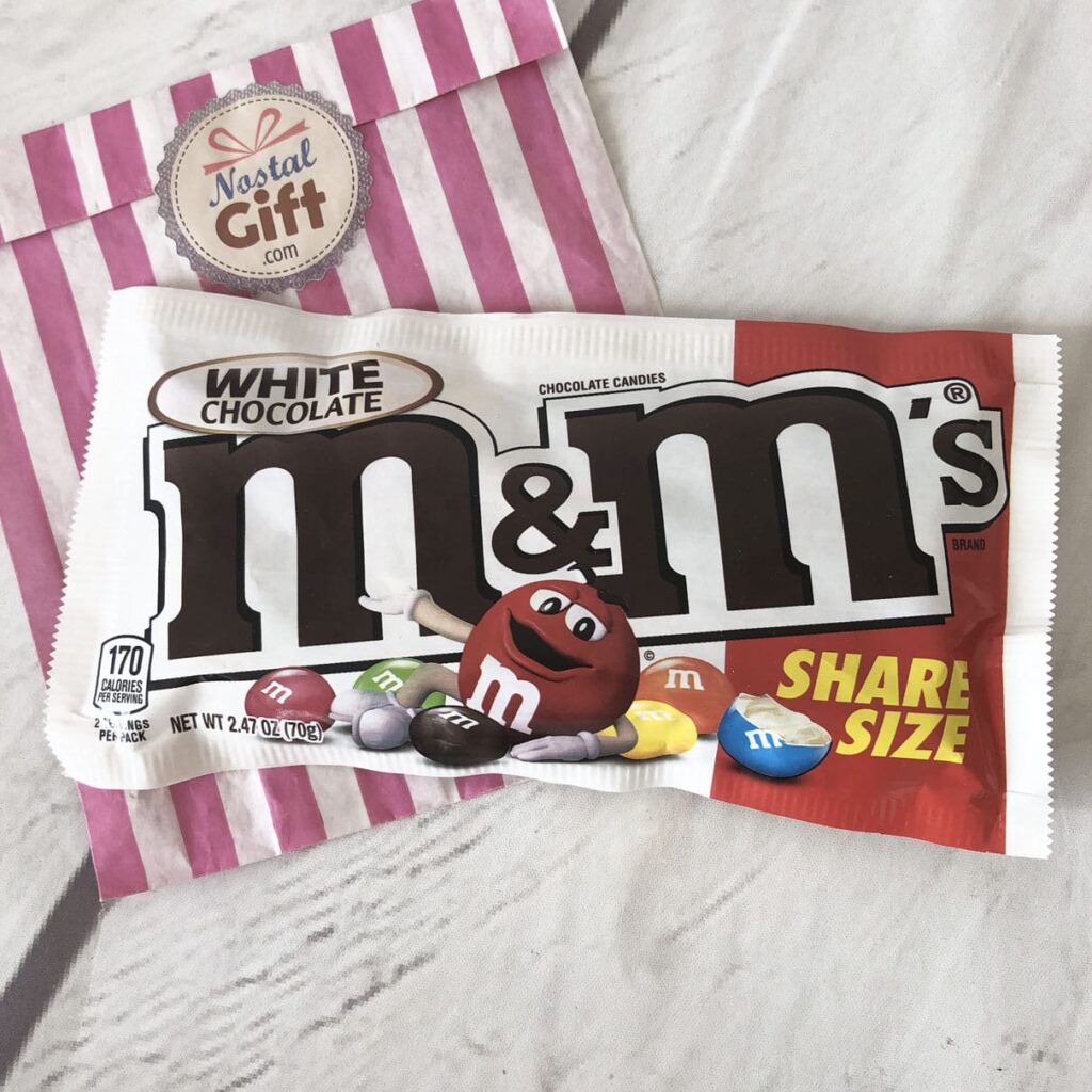 M&Ms Chocolat blanc - Grand sachet de 70g à partager