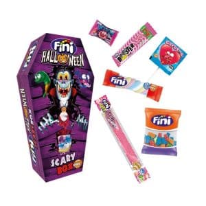 Boîte cercueil vampire - 18 bonbons - Bonbons Halloween