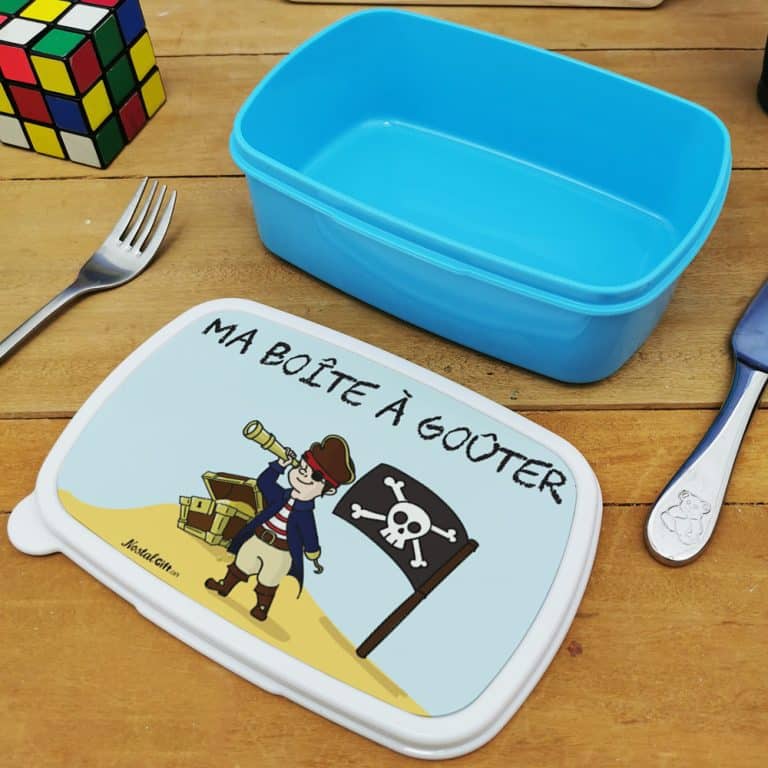 Boîte à goûter & gourde enfant Pirate