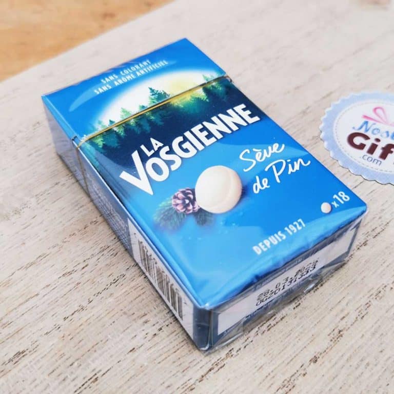 Boîte de bonbons La Vosgienne à la sève de pins
