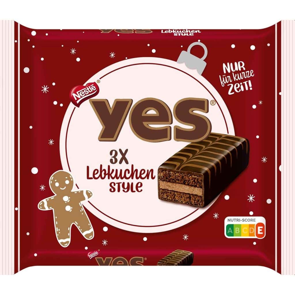 Gâteau Yes pain d'épice de Nestlé - lot de 3 - Edition Limitée spécial Noël