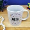 Mug "Merci" - collection florale